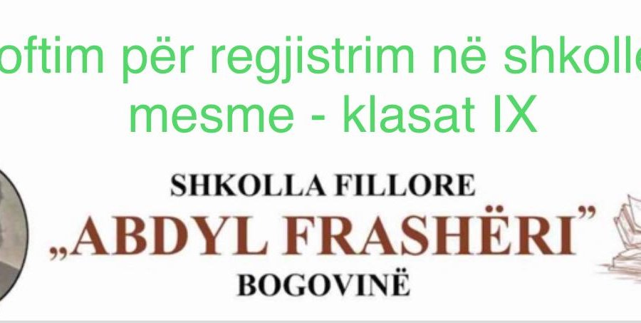 SH.F.K. Abdyl Frasheri – Bogovinë